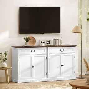 HOMCOM komoda se 2 dvířky a zásuvkou 80 × 40 × 85 cm