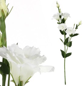 Eustoma, umělá květina, barva bílá
