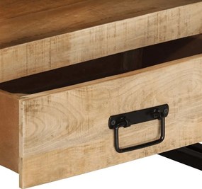 TV stolek 100 x 30 x 45 cm masivní mangovníkové dřevo 249858