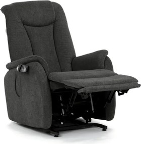 Polohovací křeslo šedé, elektrické TV-L8963 GREY2