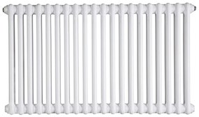 Instalprojekt Koupelnový radiátor TUBUS 2 bílá barva Barva radiátoru - Bílá, Rozměr radiátoru - 349 × 1500 mm, výkon 786 W, Typ připojení - Středové 50 mm - RADTUB21500735S