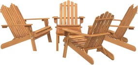 5dílná sada zahradního nábytku Adirondack masivní akácie 3152136