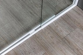 Aqualine, AMICO sprchové dveře výklopné 740-820x1850 mm, čiré sklo, G70