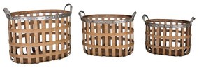 Bambusové košíky v sadě 3 ks – Antic Line