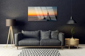 akrylový obraz Maják Krajina 100x50 cm