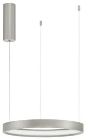 LED lustr Perrine 40 stříbrná