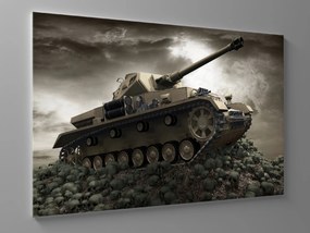 Liox Obraz válečný tank Rozměr: 90 x 60 cm