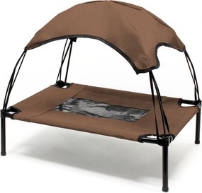 Lehátko pro psa fudajo – 76 × 60 × 16 cm, 25 kg, hnědá (61144)