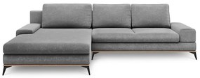 Šedá rozkládací rohová pohovka Windsor &amp; Co Sofas Planet, levý roh