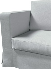Potah na pohovku IKEA  Karlanda 3-místná nerozkládací, dlouhý barva šedá látka pletený vzor