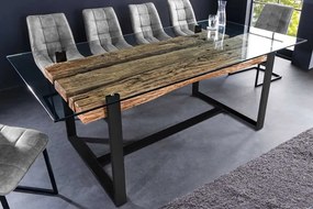 Designový jídelní stůl Shark II 220 cm teak
