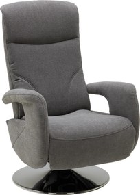 XXXLutz RELAXAČNÍ KŘESLO, textil, šedá Dieter Knoll - Relaxační křesla - 000436013014