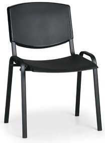 Konferenční židle Design - černé nohy, černá