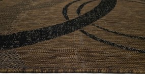 BE Koberec Eqos 0003 BROWN - hnědý obdélníkový Rozměr: 140x190 cm