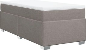 Box spring postel s matrací taupe 80x200 cm textil 3285092