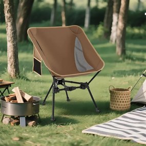 Kempingová židle skládací, hnědá NP12486CF
