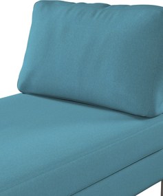 Potah na šezlong IKEA Karlstad samostatný, krátký barva modrá látka pletený vzor