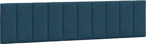 Rám postele bez matrace modrý 90 x 190 cm samet 3207897