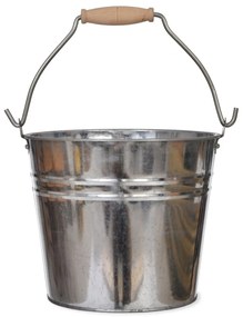 Garden Trading Plechový kyblík Steel 4,5 l, stříbrná barva, kov