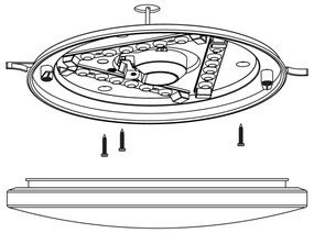 Eglo 97877 - LED Stropní svítidlo FRANIA-S LED/11,5W/230V