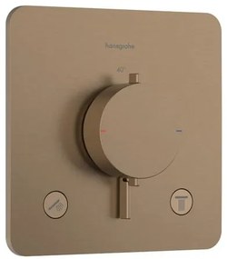 Hansgrohe Ecostat Comfort Q sprchová a vanová baterie bez podomítkového tělesa kartáčovaný bronz 33713140
