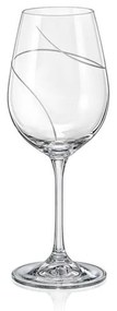 Crystalex - Bohemia Crystal Sklenice na bílé i červené víno Viola Up matný 350 ml, 2 ks