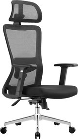 Kancelářská ergonomická židle Neoseat LORELI — černá, nosnost 150 kg