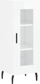 vidaXL Skříň highboard 34,5 x 34 x 180 cm kompozitní dřevo [3199059] Barva: Bílá