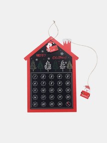 Sinsay - Magnetický adventní kalendář ve tvaru domečku s Mikulášem - vícebarevná