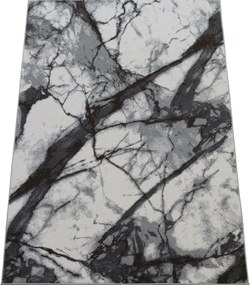 BE Koberec Lotus 9302 GREY - šedý obdélníkový Rozměr: 40x60 cm