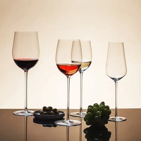 Lunasol - Sklenice na červené víno 450 ml set 2 ks - FLOW Glas Platinum Line (321701)