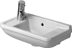 Duravit Starck 3 - Umývátko 50x26 cm, bez otvoru pro baterii, s WonderGliss, bílá 07515000001