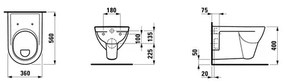 Laufen Pro Závěsné WC H8209510000001