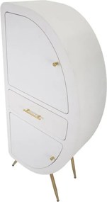 Úložná skříňka Venus 60 cm bílá/zlatá