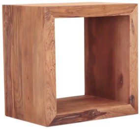 Indický nábytek - Odkládací stolek Tara 50x50x35 z indického masivu palisandr Only stain