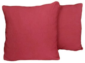 Ervi sada dekoračních povlaků na polštář 40x40-bordo, 2ks