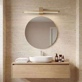 Toolight Rea, Koupelnové nástěnné LED svítidlo SWE047-1W 60cm GOLD BRUSH, OSW-20147