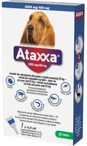 Ataxxa pro psy XL 1x2000mg/400mg tmavě modrá sol 1 x 4.0 ml(nad 25kg)