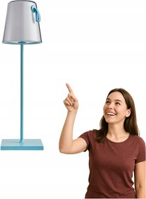 Přenosná Led lampa Ostap modrá 39 cm, 5 W, Italux