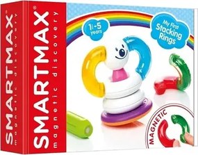 SMARTMAX Magnetická stavebnice Moje první nasouvací kroužky 12 dílků