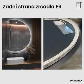 Kulaté zrcadlo do koupelny s LED osvětlením E6