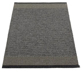 Vinylový koberec Pappelina EDIT Black/Charcoal/Granit Metallic velikost: 140x200cm