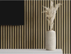 Mexen Lam-F, akustické stěnové lamely 275 × 31,5 cm, filc 6 mm, dub klasický, S105-275317-2812-072