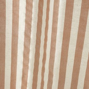 Záclona v terakotové barvě 140x183 cm Zanzibar Stripe – Pineapple Elephant