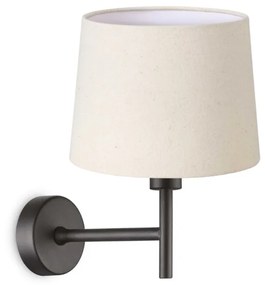 Ideal Lux Nástěnné svítidlo SET UP, 20cm Barva stínidla: bílá, Montura: černá