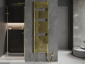 Mexen Helios, elektrické topné těleso 1800 x 500 mm, 900 W, zlatá lesklá, W103-1800-500-2900-50