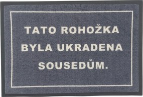 Táto rohožka bola ukradnutá susedom 40x60 cm – na von aj na doma, 40x60, šedá, GDmats