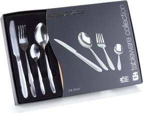 Sada nerezových příborů SILVER 24 ks