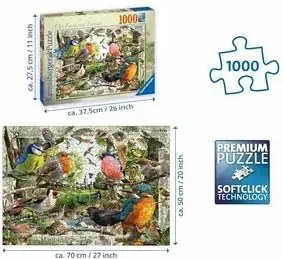 Ravensburger Naši opeření přátelé / 1000 dílků / od 14 let