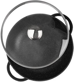 Pánev wok orion grande pánev wok pr. 32 cm skleněná poklice